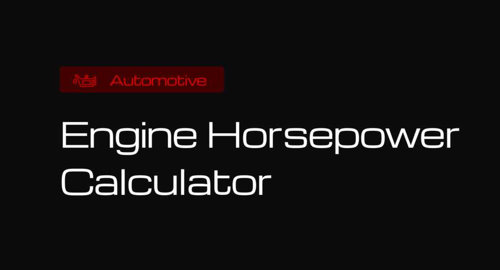 Ultimate Engine Compression Ratio Calculator: Free Tool for Engine Builders