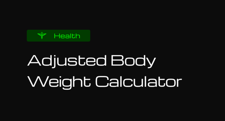BMI & Healthy Weight Range Calculator : Find Your Ideal Weight