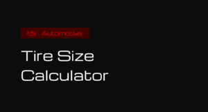 Speedometer Recalibration Calculator: Fix Your Speedometer After Changing Tires